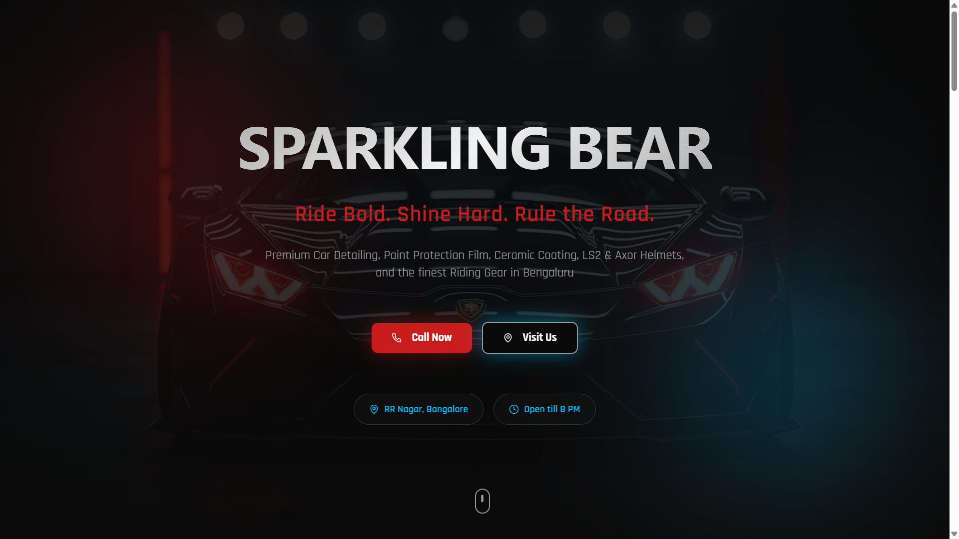 Sparkling Bear – Car Detailing & Bike Accessories | RR Nagar Bangalore
